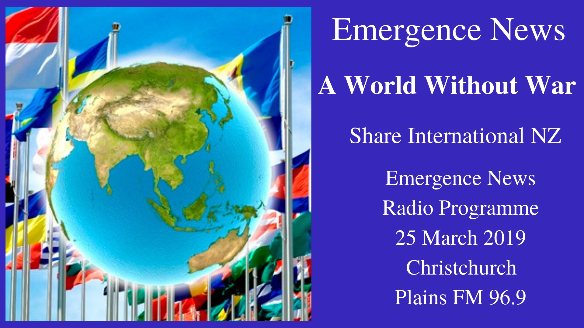 A World Without War | Share International NZ